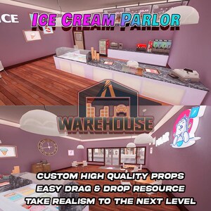 GTA V: Ice Cream Parlor | Custom Props | Fivem Ready | Optimized | High ...