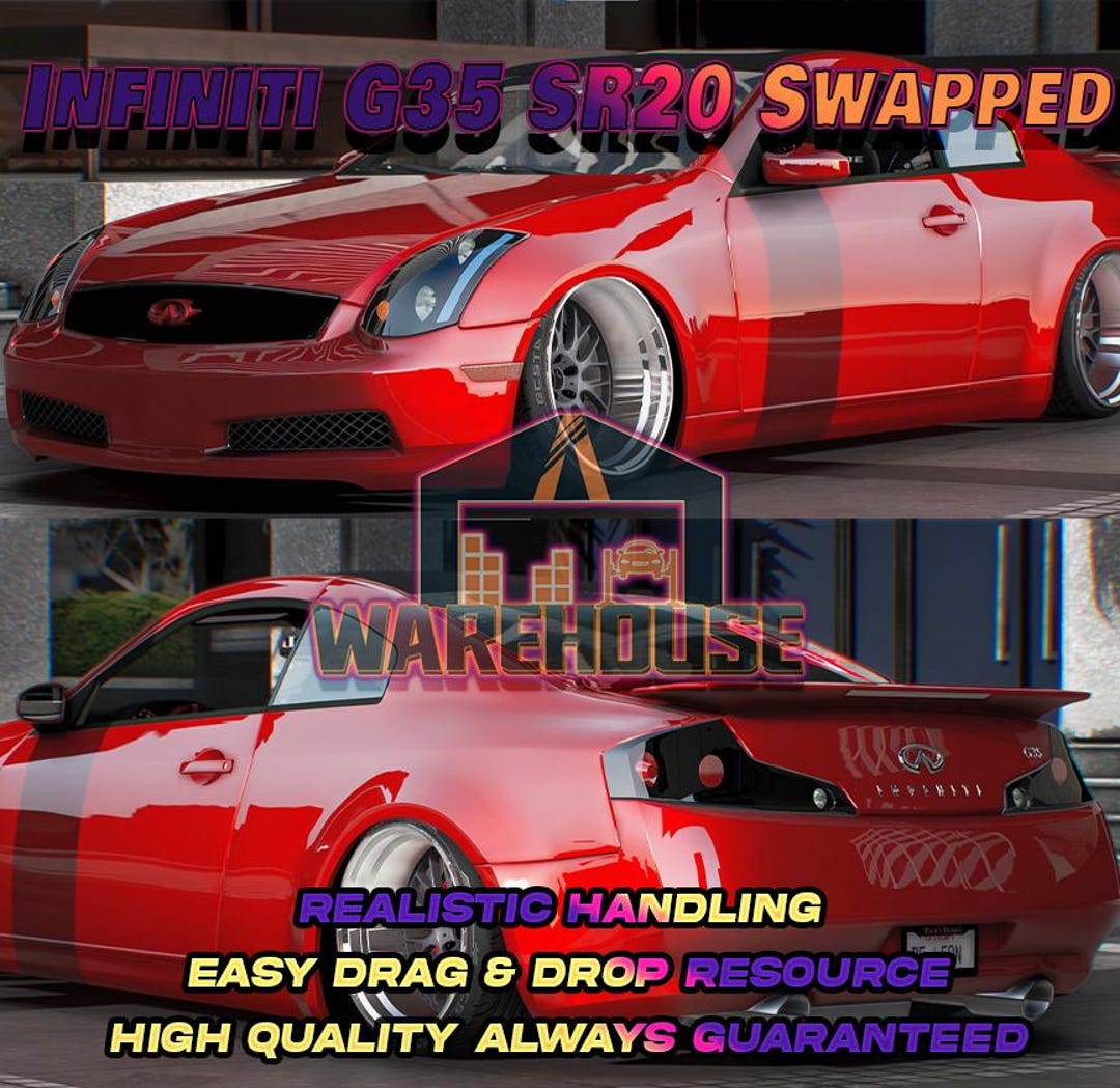 GTA V: Infiniti G35 SR20 Swapped | Fivem Ready | Optimized | High ...