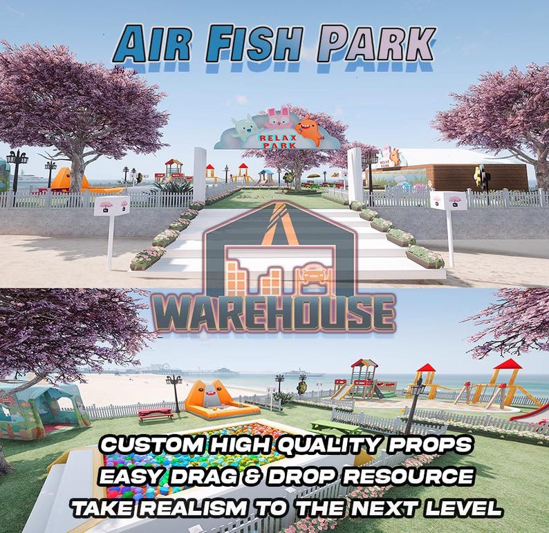 GTA V: Air Fish Park | Custom Props | Fivem Ready | Optimized | High ...