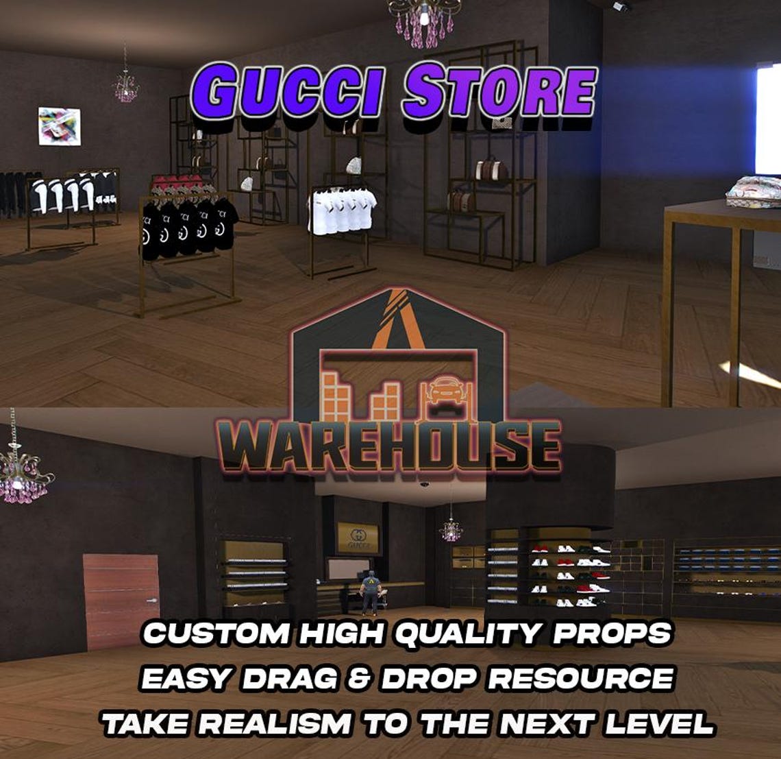 GTA V: Designer Store | Custom Props | Fivem Ready | Optimized | High ...