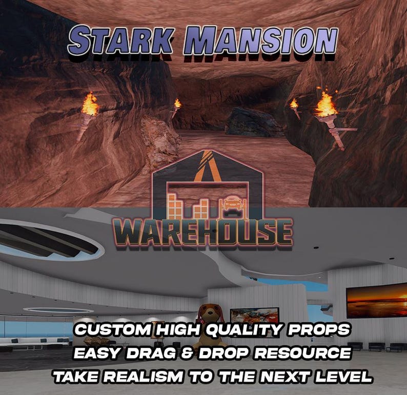 GTA V: Stark Mansion Custom Props Fivem Ready Optimized High Quality ...