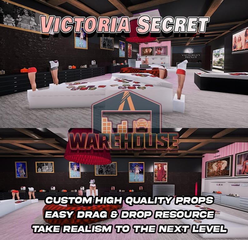 GTA V: Victoria Secret | Custom Props | Fivem Ready | Optimized | High ...