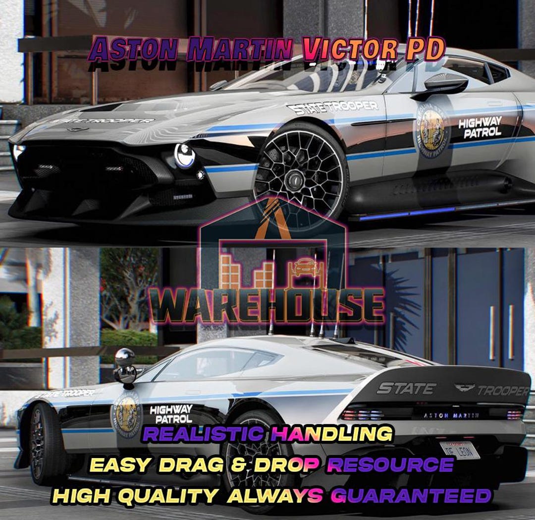 GTA V: Aston Martin Victor PD | Fivem Ready | Optimized | High Quality ...