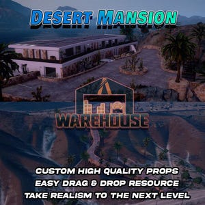 GTA V: Desert Mansion | Custom Props | Fivem Ready | Optimized | High ...