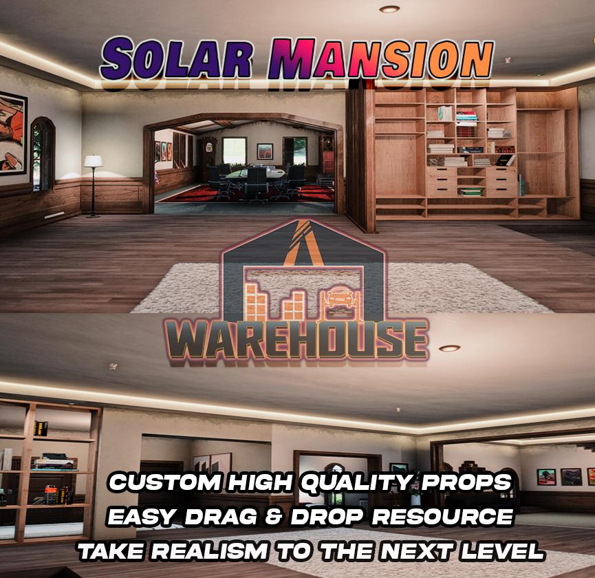 GTA V: Solar Mansion | Custom Props | Fivem Ready | Optimized | High ...