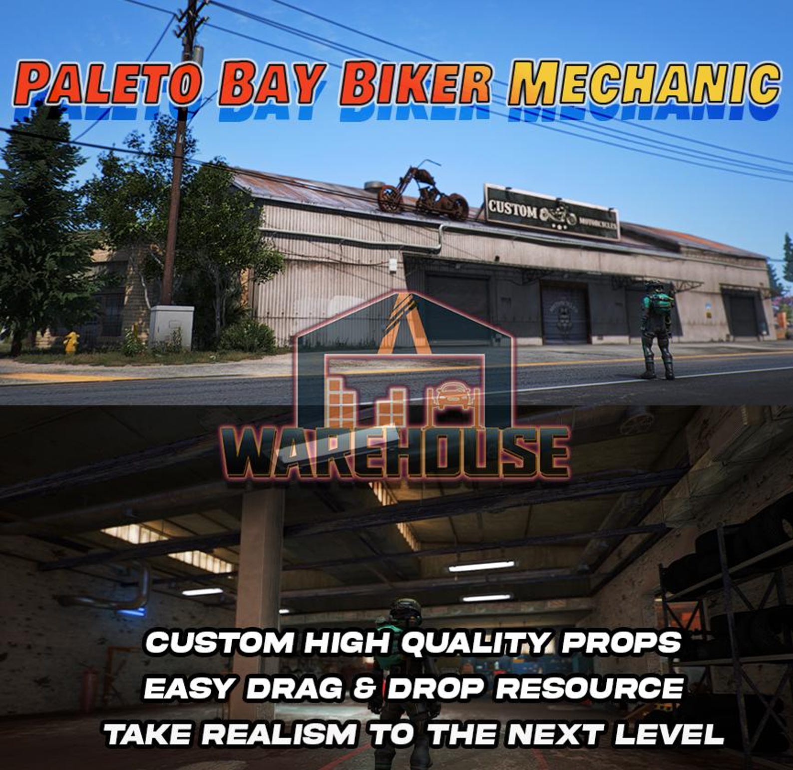 GTA V: Paleto Bay Biker Mechanic | Custom Props | Fivem Ready ...