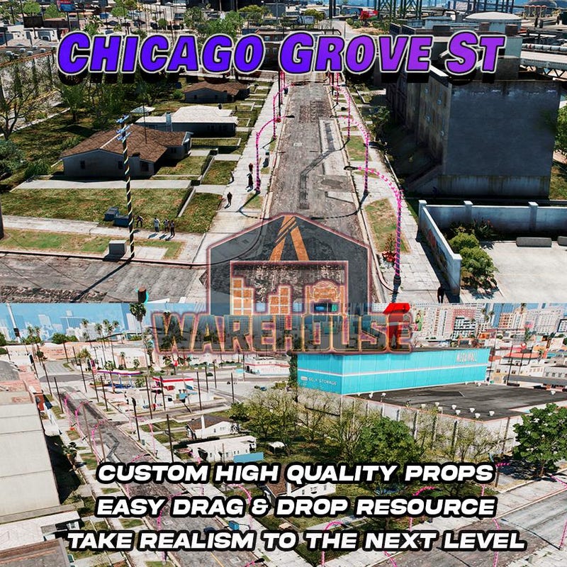 Chicago Map Fivem - Etsy