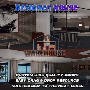 GTA V: Designer House | Custom Props | Fivem Ready | Optimized | High ...