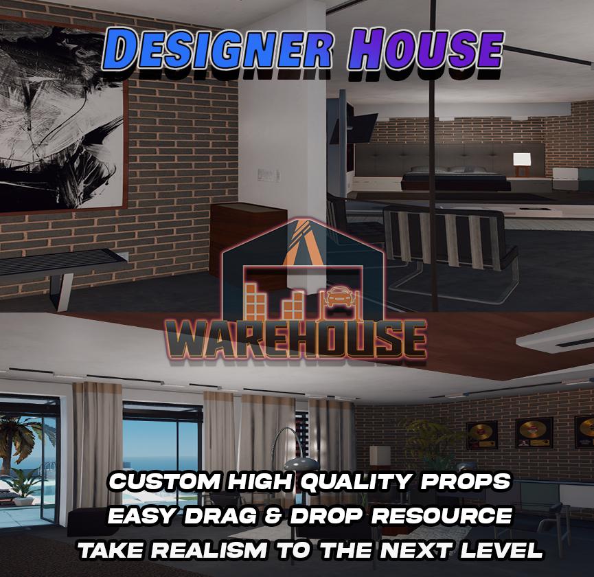 GTA V: Designer House | Custom Props | Fivem Ready | Optimized | High ...