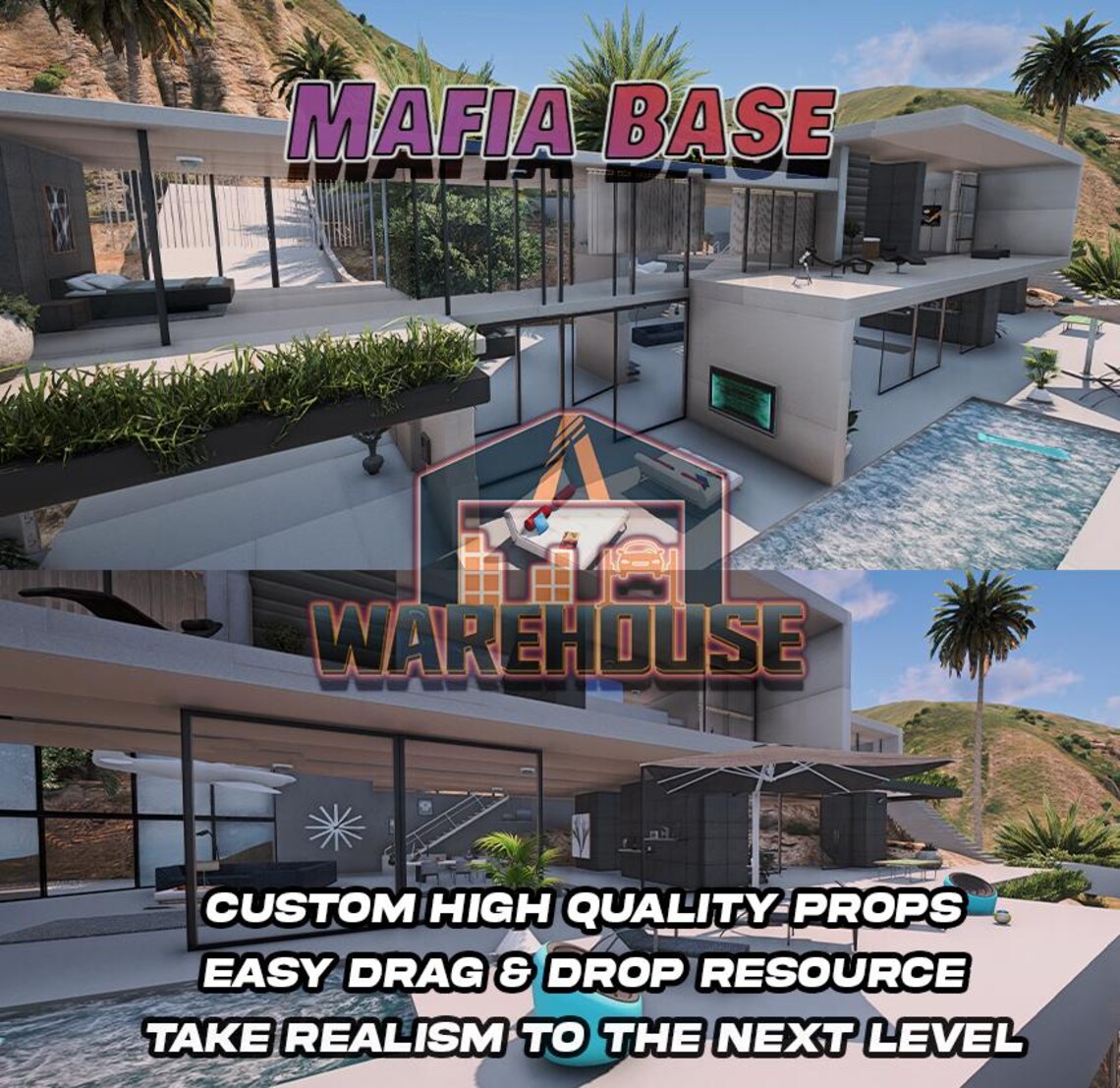 GTA V: Mafia Base | Custom Props | Fivem Ready | Optimized | High ...