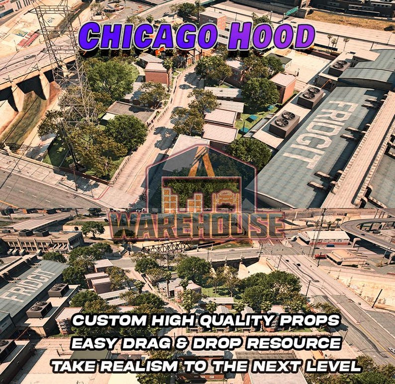 GTA V: Chicago Hood | カスタムプロップ | FiveM対応 | 最適化済み | 高品質 | 簡単インストール | 迅速な ...