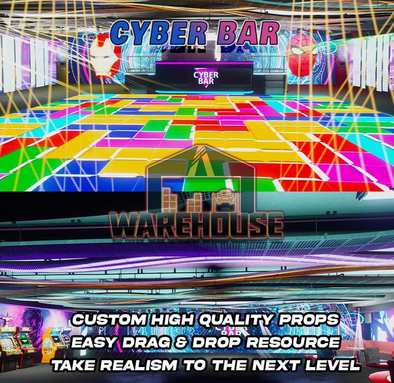 GTA V: Cyber Bar | Custom Props | Fivem Ready | Optimized | High ...