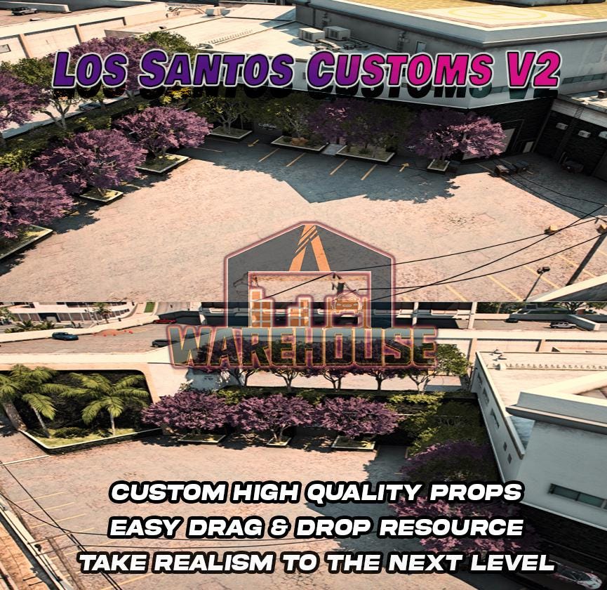 GTA V: Los Santos Customs V2 | Custom Props | Fivem Ready | Optimized ...