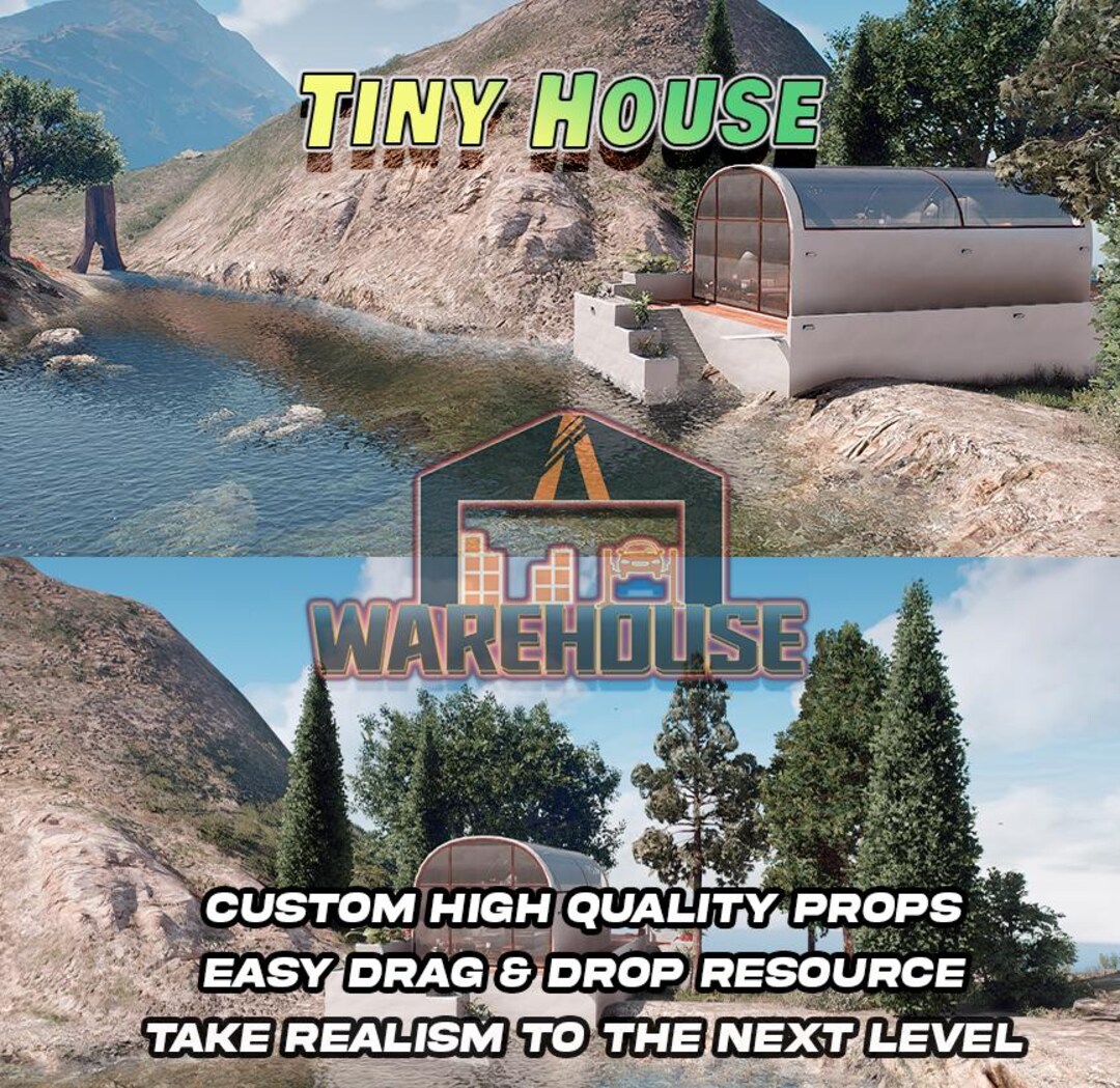 GTA V: Tiny House | Custom Props | Fivem Ready | Optimized | High ...