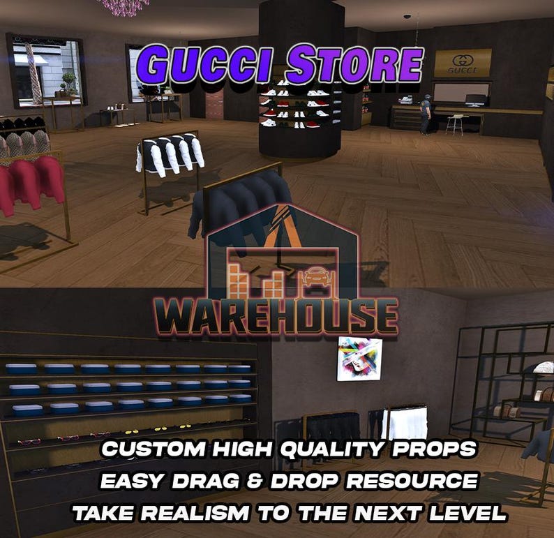 GTA V: Designer Store | Custom Props | Fivem Ready | Optimized | High ...