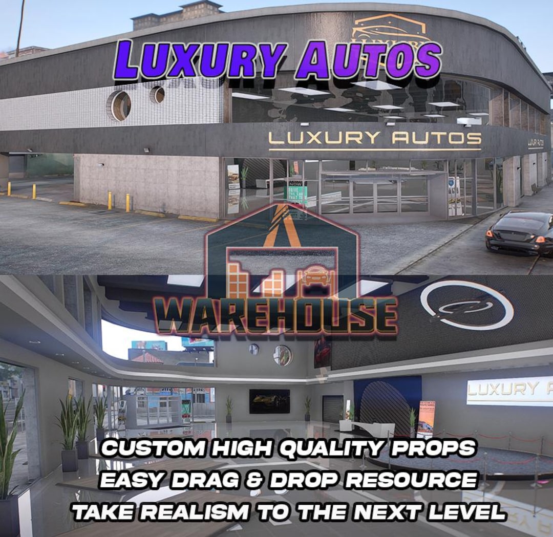 GTA V: Luxury Autos | Custom Props | Fivem Ready | Optimized | High ...