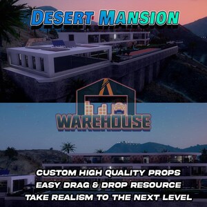 GTA V: Desert Mansion | Custom Props | Fivem Ready | Optimized | High ...