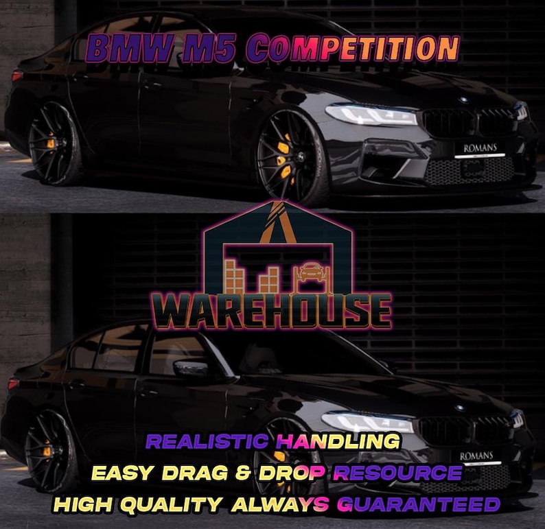 GTA V: BMW M5 Competition | Fivem Ready | Optimized | High Quality ...