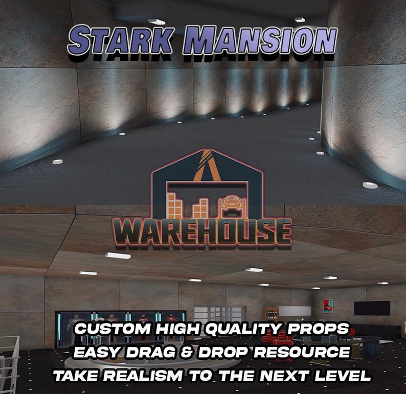 GTA V: Stark Mansion | Custom Props | Fivem Ready | Optimized | High ...