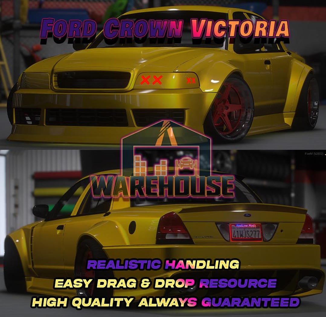 GTA V: Ford Crown Victoria | Fivem Ready | Optimized | High Quality ...
