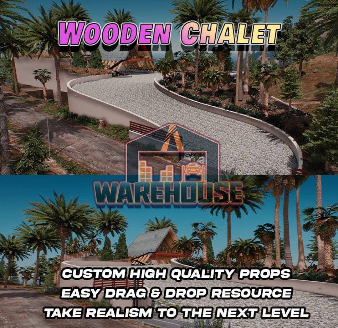 GTA V: Wooden Chalet | Custom Props | Fivem Ready | Optimized | High ...