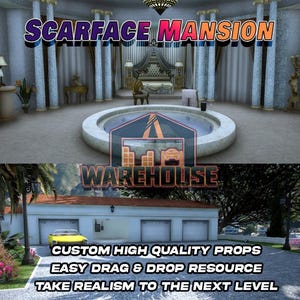 GTA V: Scarface Mansion | Custom Props | Fivem Ready | Optimized | High ...