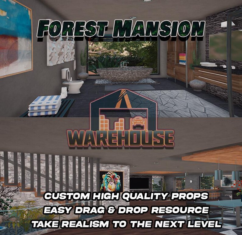 GTA V: Forest Mansion | Custom Props | Fivem Ready | Optimized | High ...