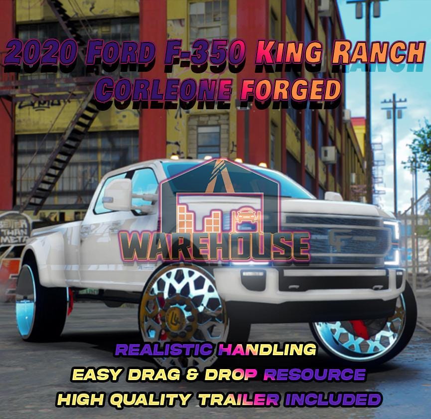 GTA V: 2020 Ford F-350 King Ranch | Trailer Included | Fivem Ready ...