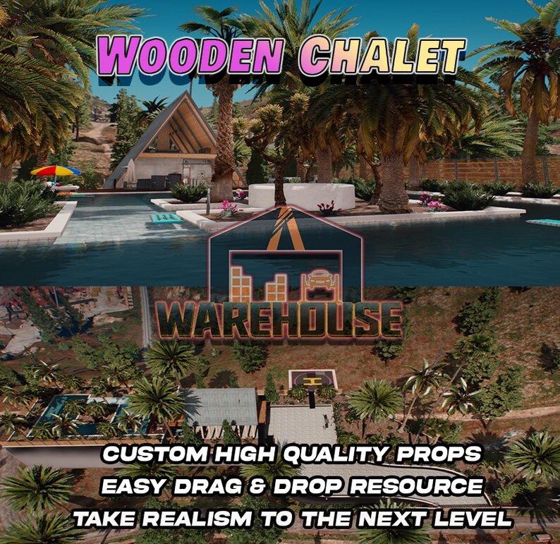GTA V: Wooden Chalet Custom Props Fivem Ready Optimized High Quality ...