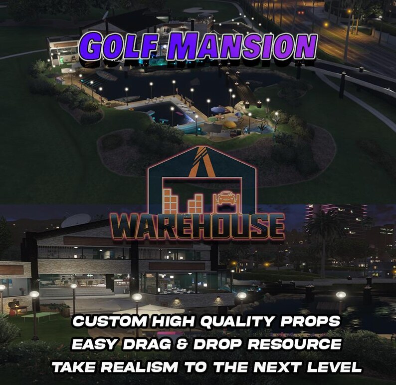 GTA V: Golf Mansion | Custom Props | Fivem Ready | Optimized | High ...