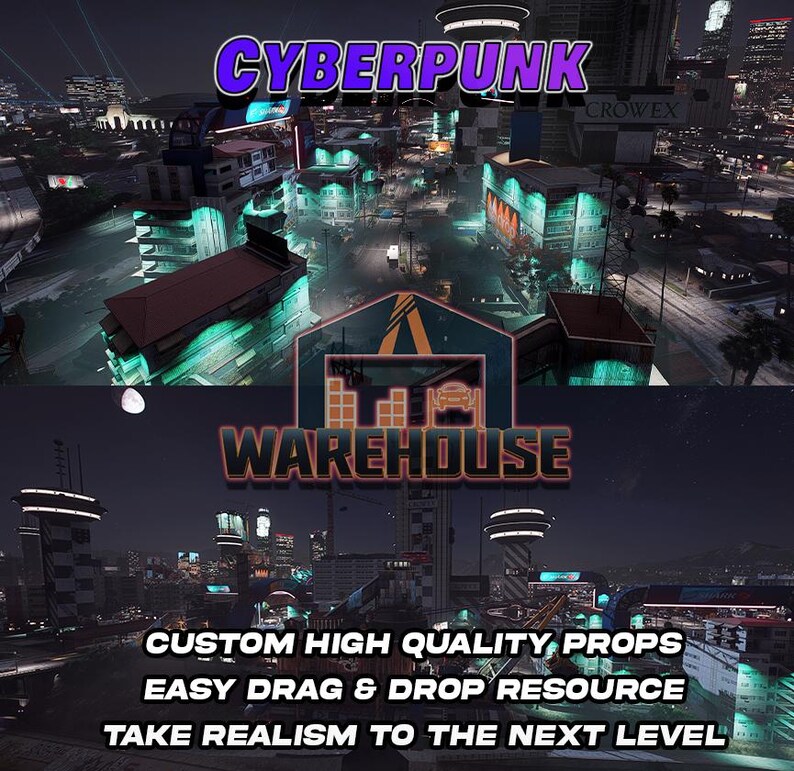 GTA V: Cyberpunk | Custom Props | Fivem Ready | Optimized | High ...