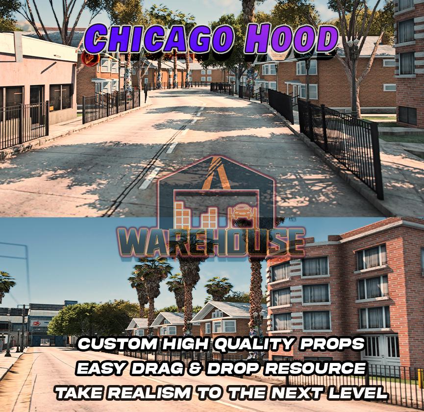GTA V: Chicago Hood | Custom Props | Fivem Ready | Optimized | High ...