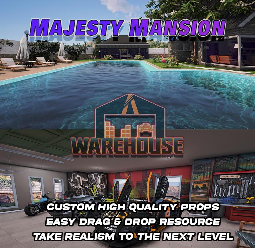 GTA V: Majesty Mansion | Custom Props | Fivem Ready | Optimized | High ...