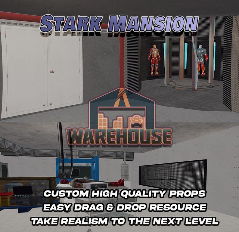 GTA V: Stark Mansion | Custom Props | Fivem Ready | Optimized | High ...