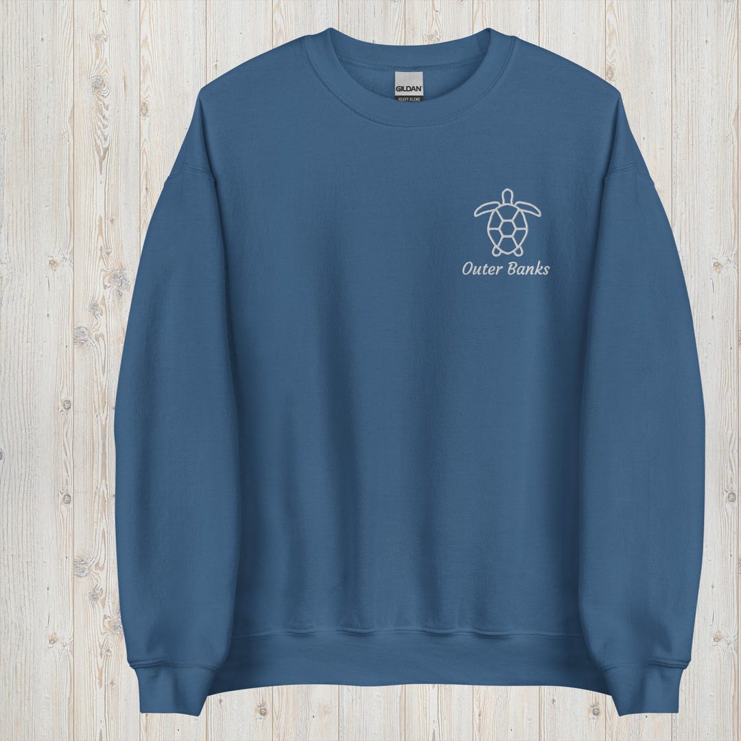Embroidered Outer Banks Crewneck | Cute Simple Outer Banks Sweatshirt ...