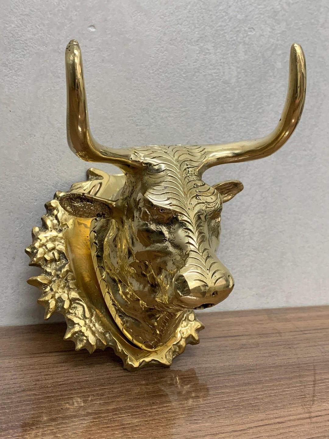 Handcrafted Brass Bull Head Faucet: Rustic Moroccan Tap - Etsy