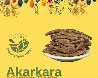 Natural Akarkara Root & Powder: Pellitory Anacyclus Pyrethrum - Etsy