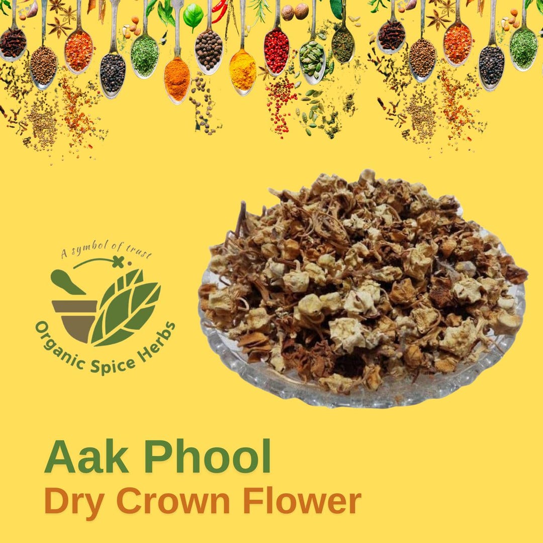 Dry Aak Phool, Dry Crown Flower, Gul Madar Phool, Crown Flower, Gul ...