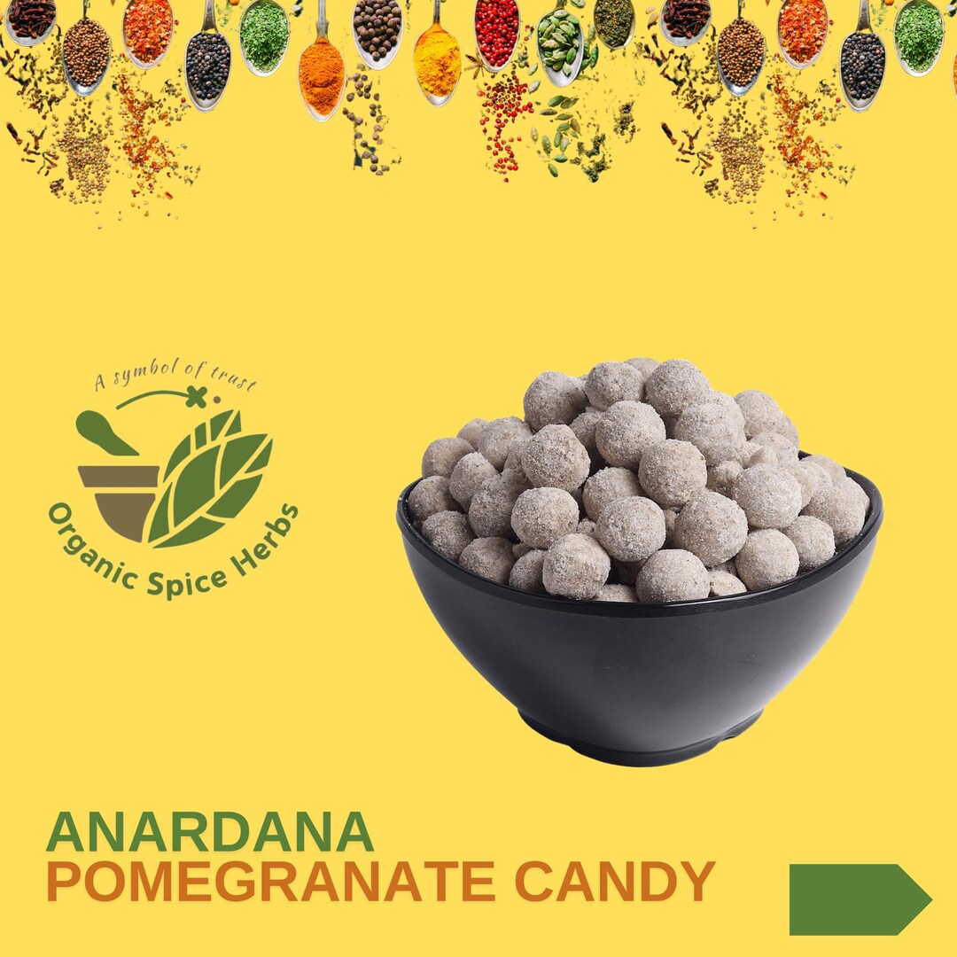 Pomegranate Candy, Anardana Candy, Organic Candy, Spice Candy, Handmade ...