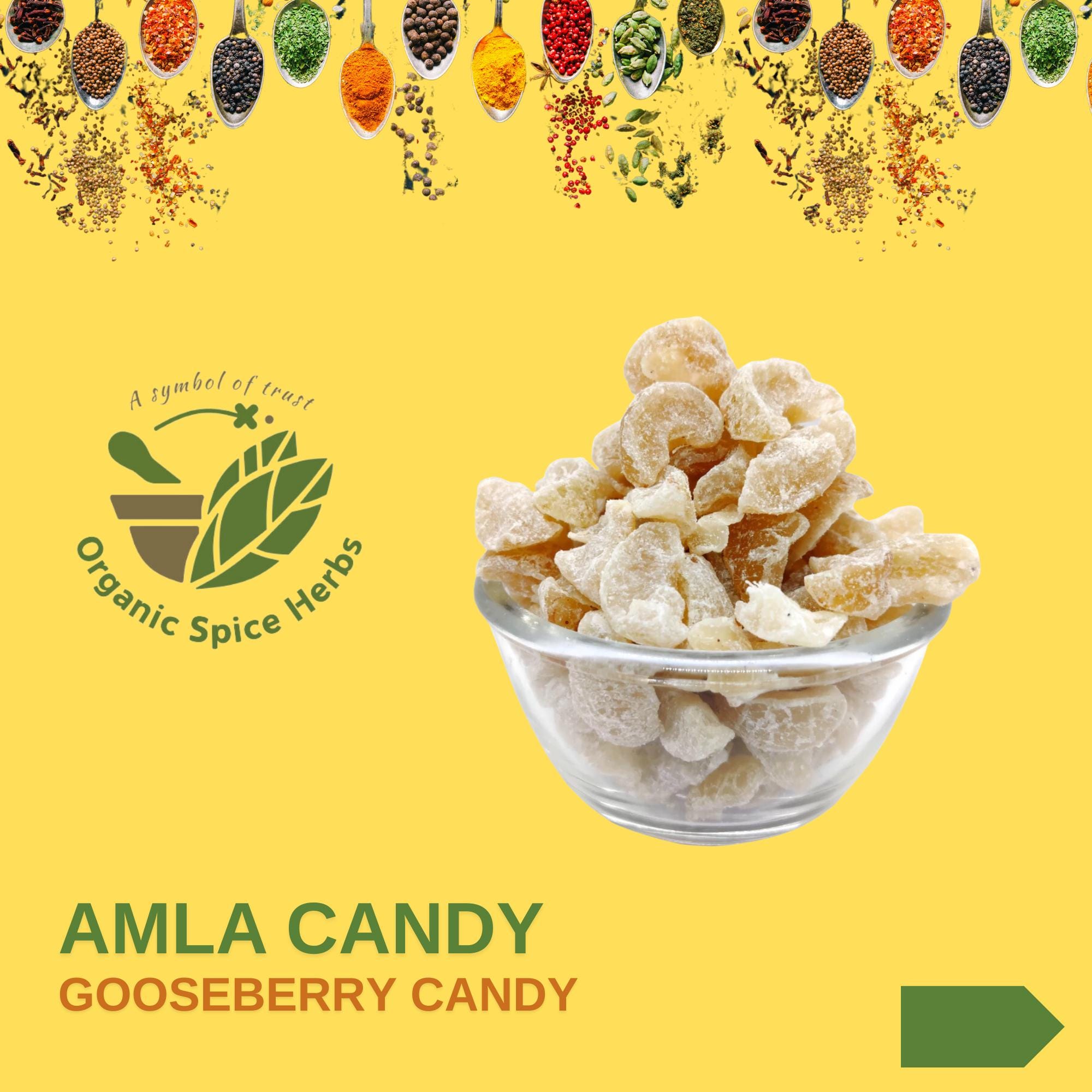 Amla Candy, Organic Sweet Candy, Flavour Candy, Gooseberry Candy, Candy ...