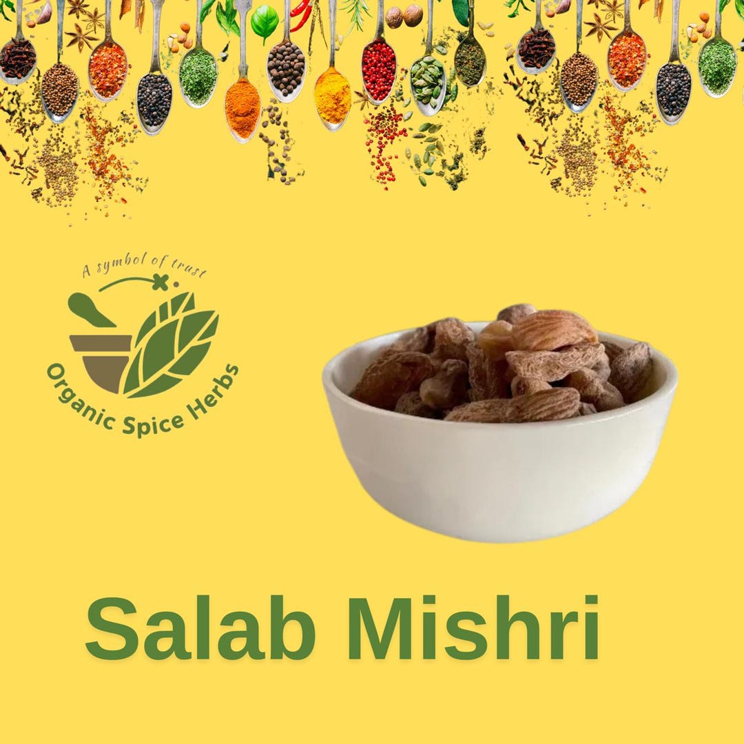 Salab Misri, Salam Mishri, Salam Mishri Powder, Salab Misri Churna ...