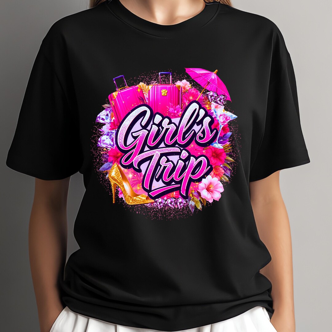 Girls Trip PNG: Matching Vacation Shirt, Bachelorette Party Design ...