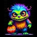 Halloween Monster Clipart PNG | Scary but Cute Spooky Creatures | Funny ...