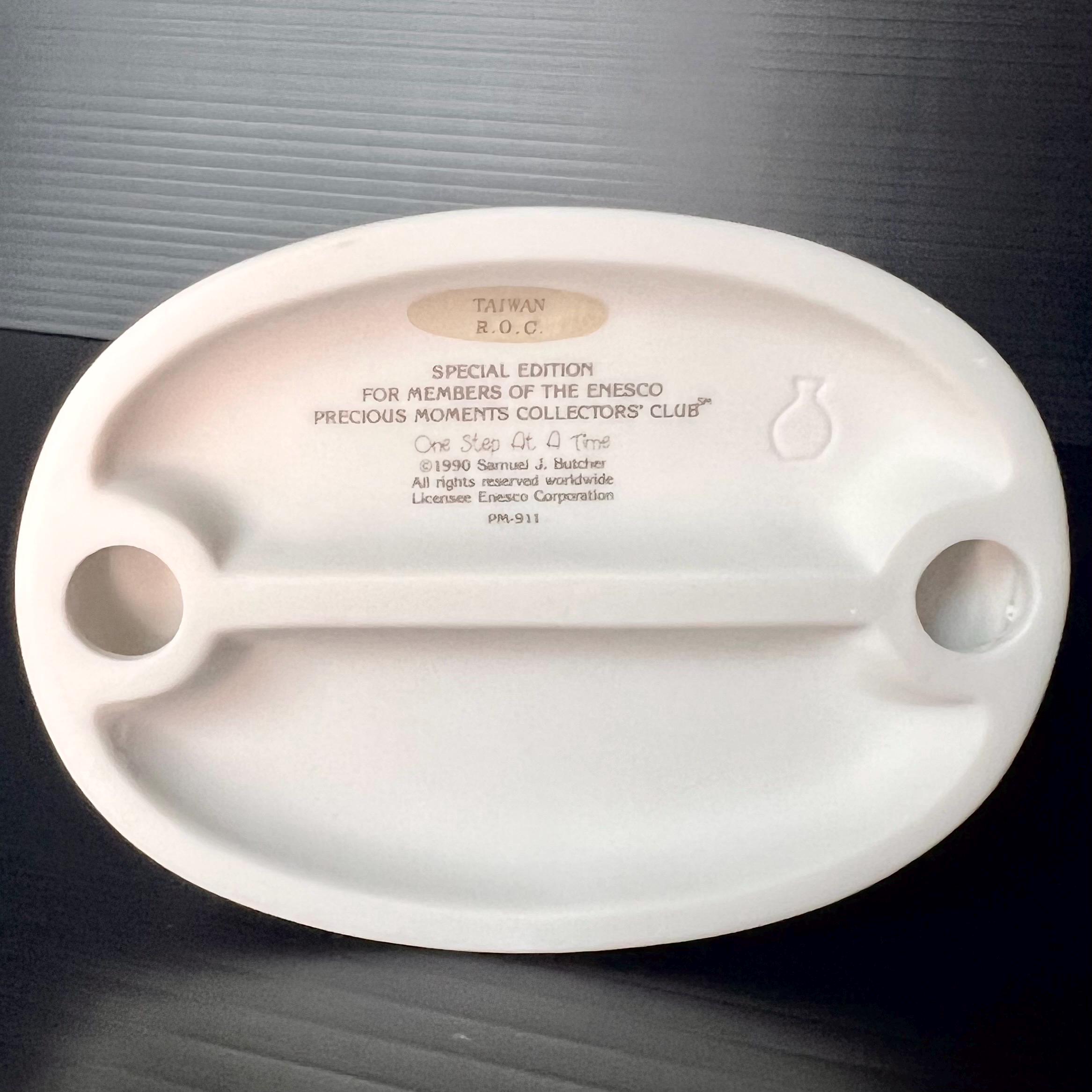 Precious Moments-one Step at A Time-collectors’ Club-pm911-vintage 1990 ...