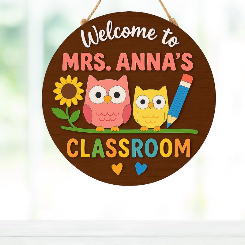 Owl Door Decor - Etsy