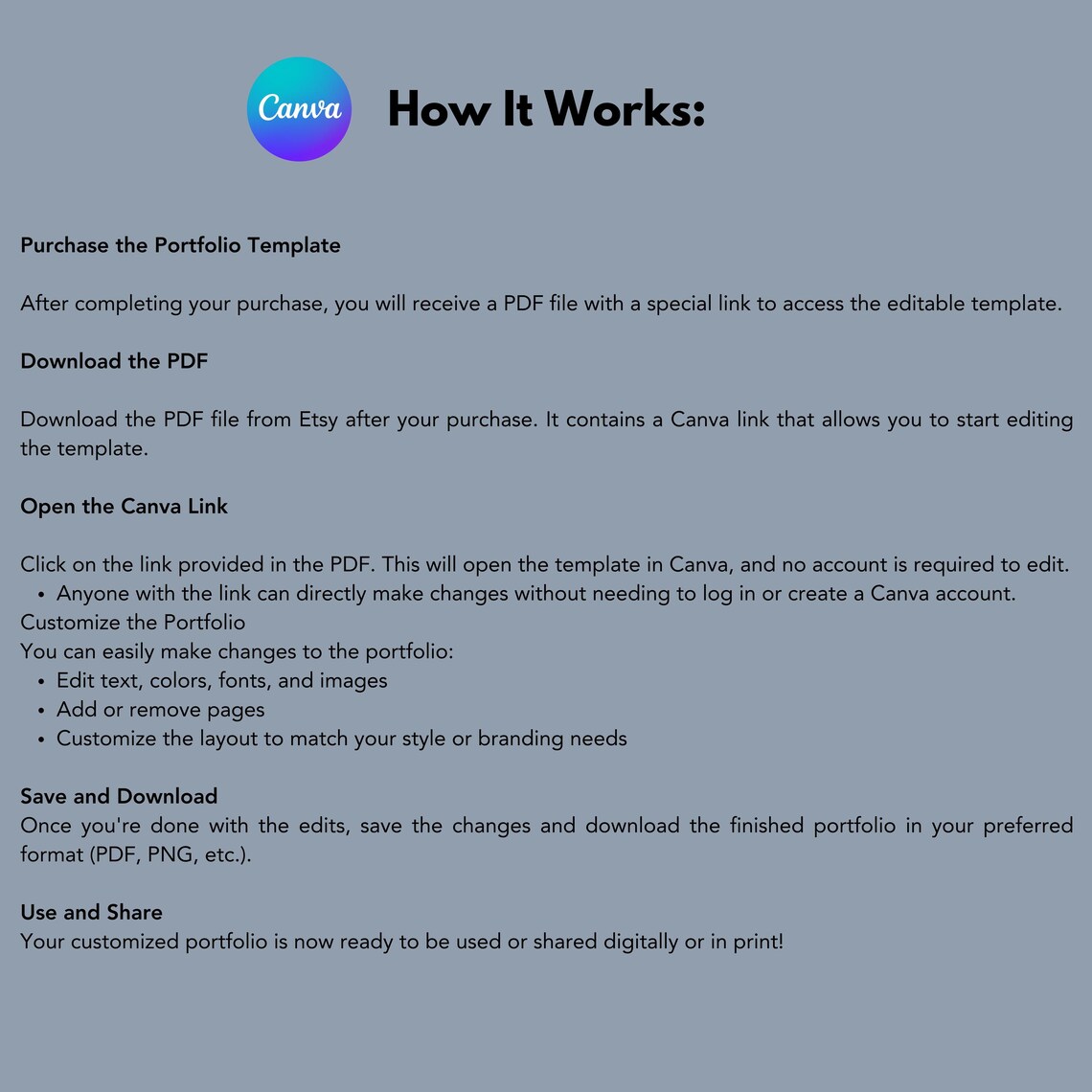 Editable Professional Portfolio Template | Gray Minimal Canva ...