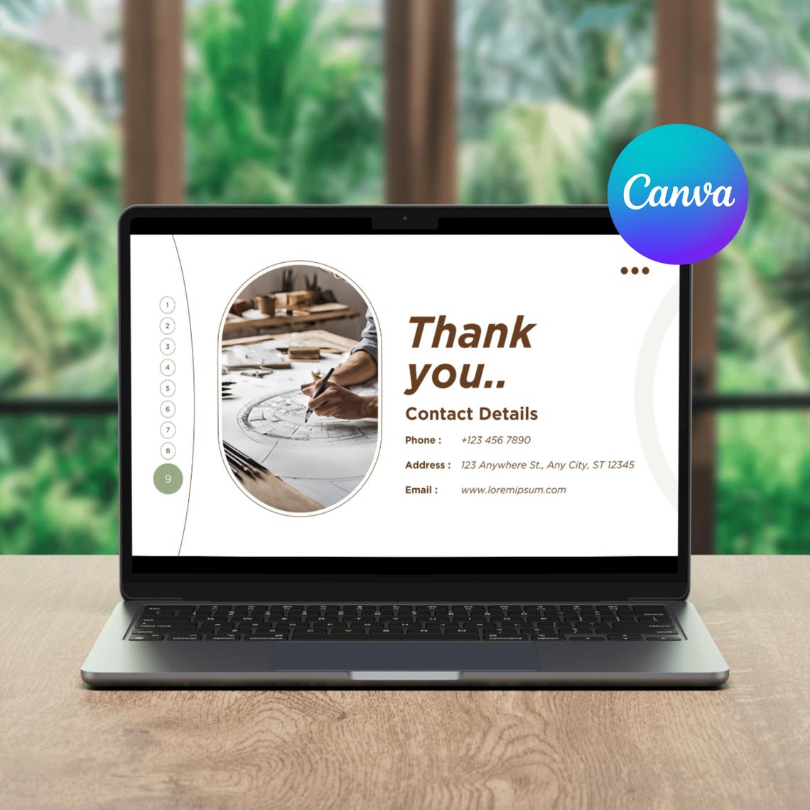 Editable Professional Portfolio Template | Canva Architecture, Interior ...