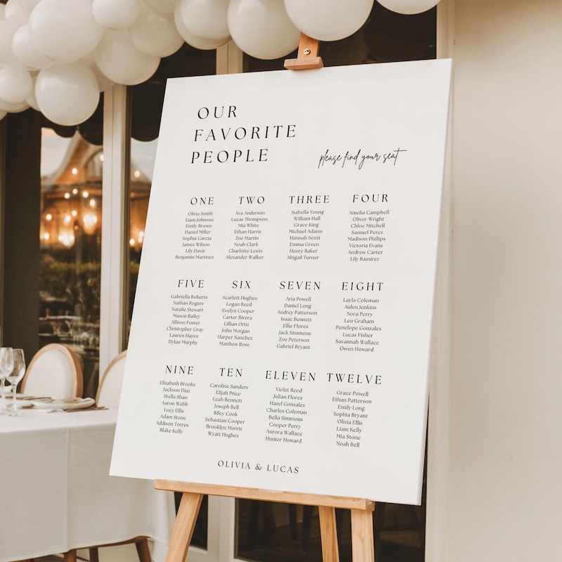 People Sign Template - Etsy