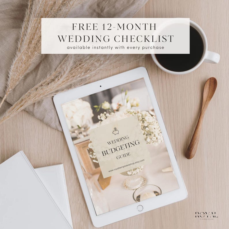 Editable Wedding Seating Chart Template, Horizontal Table Plan, Our ...