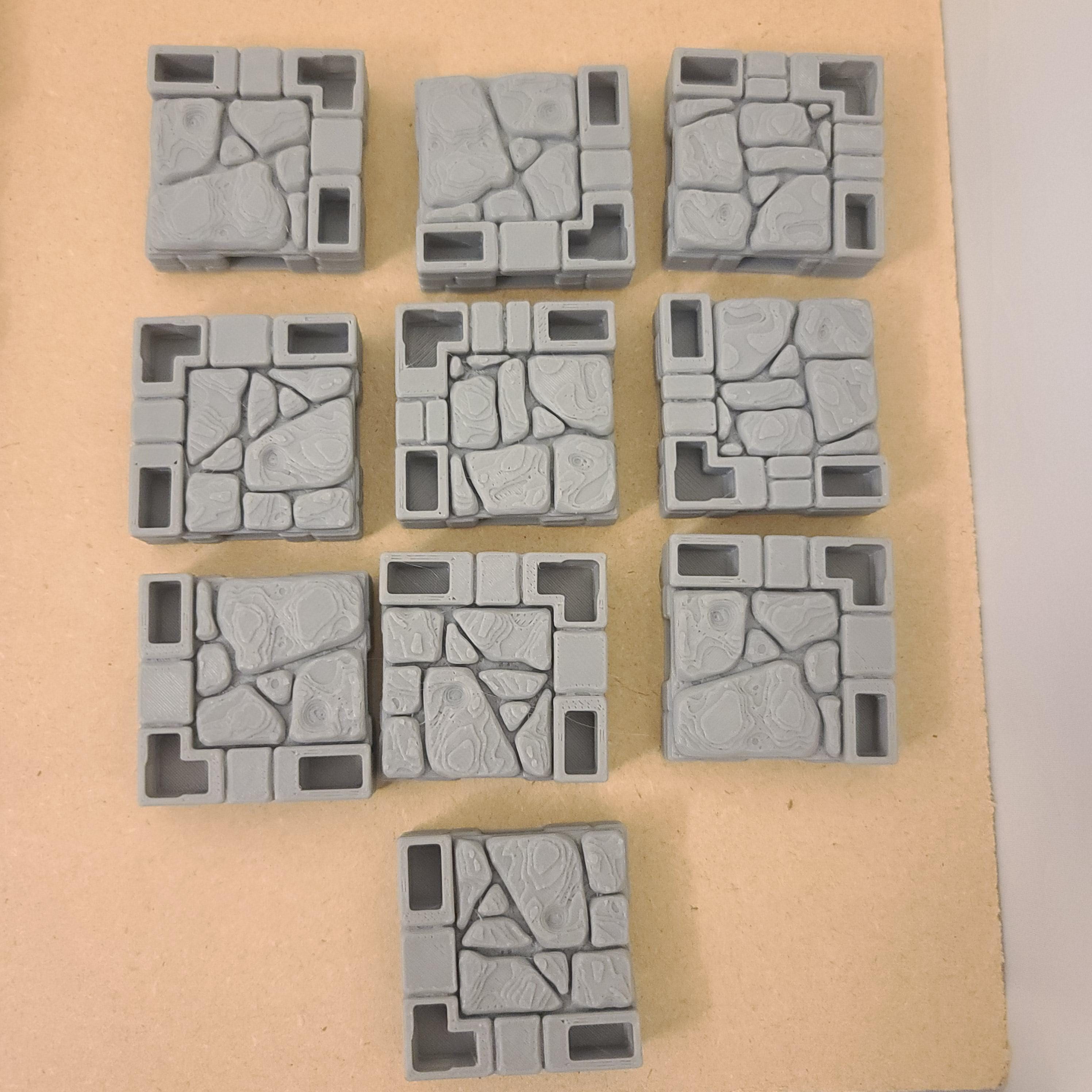 Dungeon Tile Set - 1.5" Scale Dragon Rest Kit - Modular Terrain - Etsy